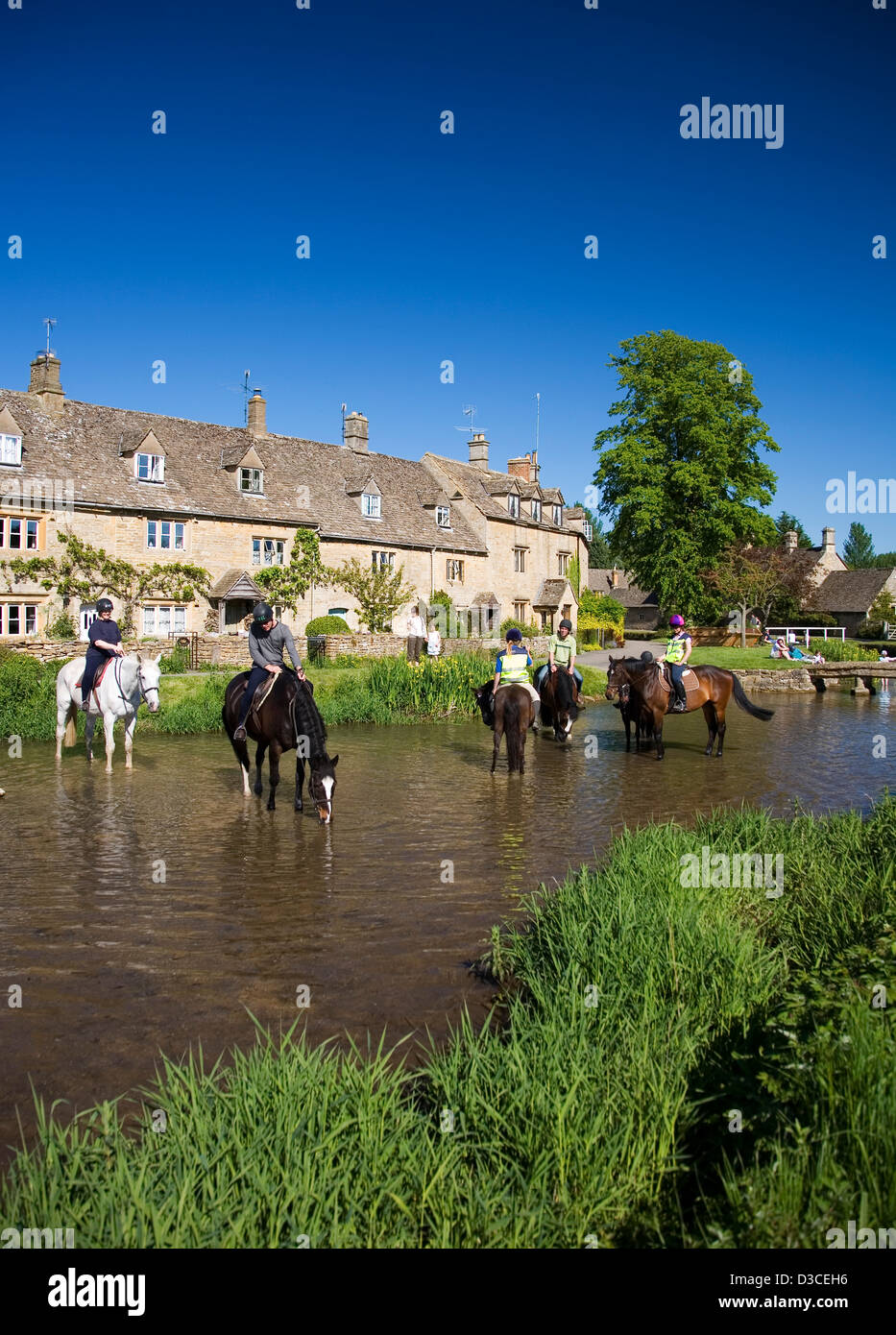 Lower Slaughter, The Cotswolds, Gloucestershire, England, Uk, Europe ...