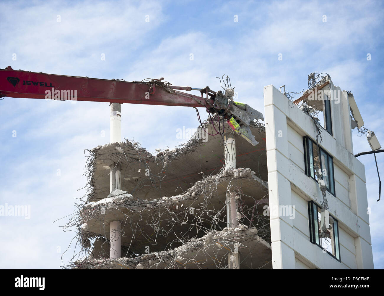 Dec. 13, 2012 - Christchurch, New Zealand - An apartment building is ...