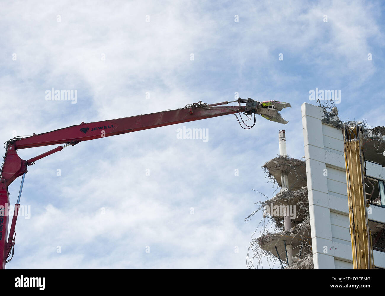 Dec. 13, 2012 - Christchurch, New Zealand - An apartment building is ...