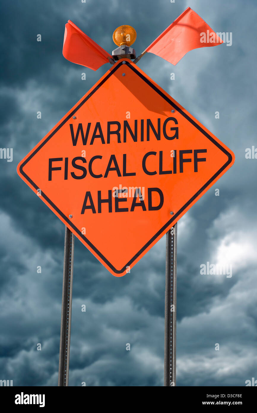 Economic warning sign hi-res stock photography and images - Alamy