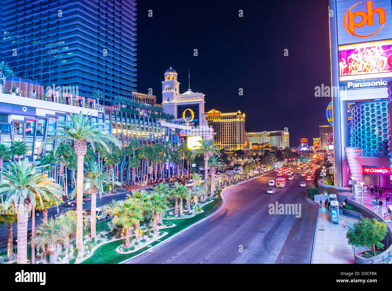 View of the strip in Las Vegas Stock Photo - Alamy