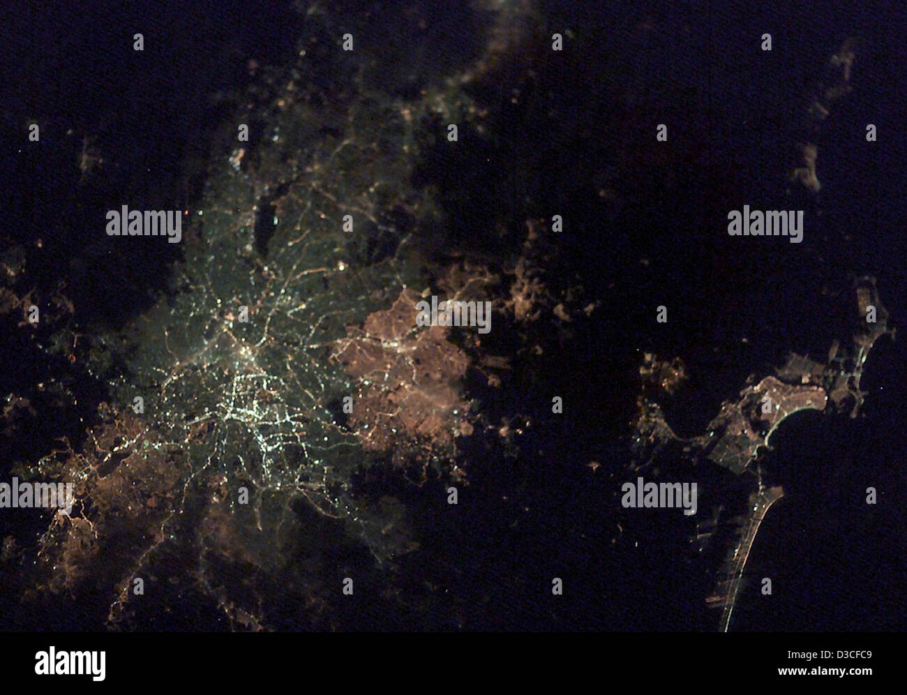 Brazil at night nasa hi-res stock photography and images - Alamy