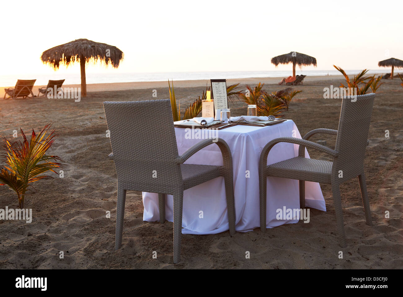Dinner For Two On The Beach High Resolution Stock Photography and ...