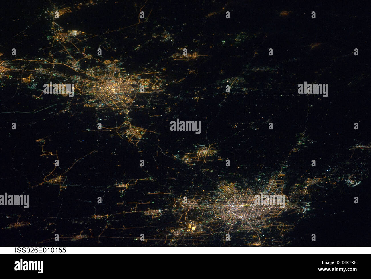 China satellite night hi-res stock photography and images - Alamy