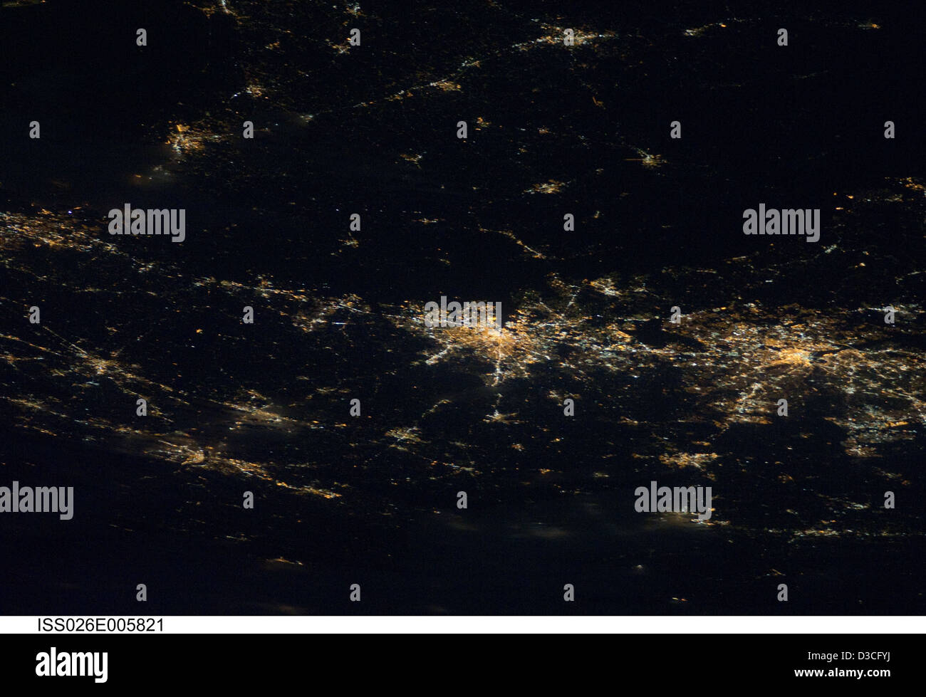 This image from NASA's International Space Station (ISS) captures the ...
