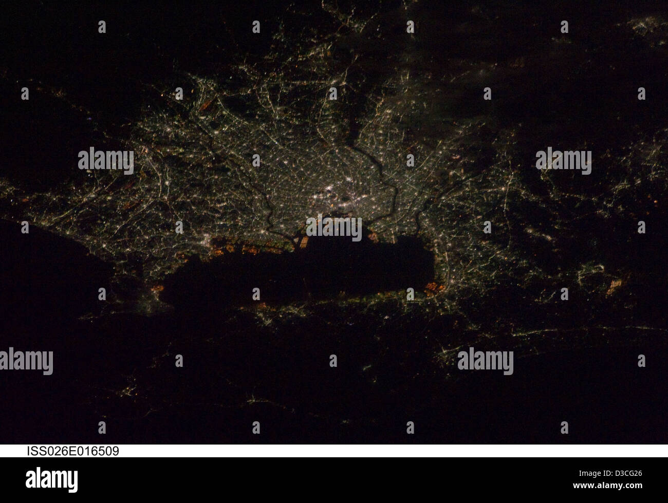 Tokyo, Japan at Night (NASA, International Space Station, 01/09/11 ...