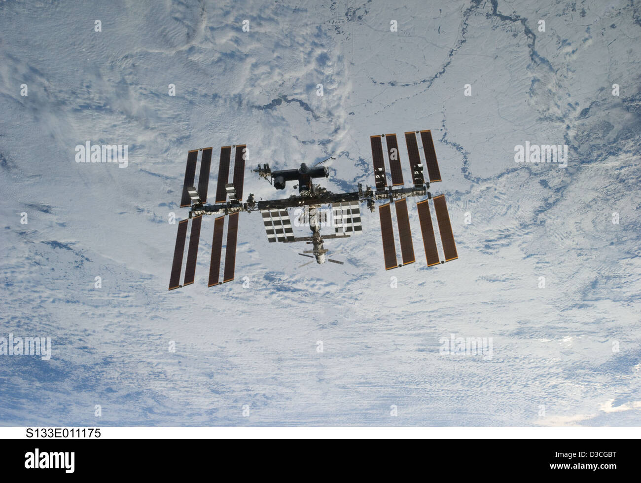 The International Space Station orbits Earth, capturing a view of our ...