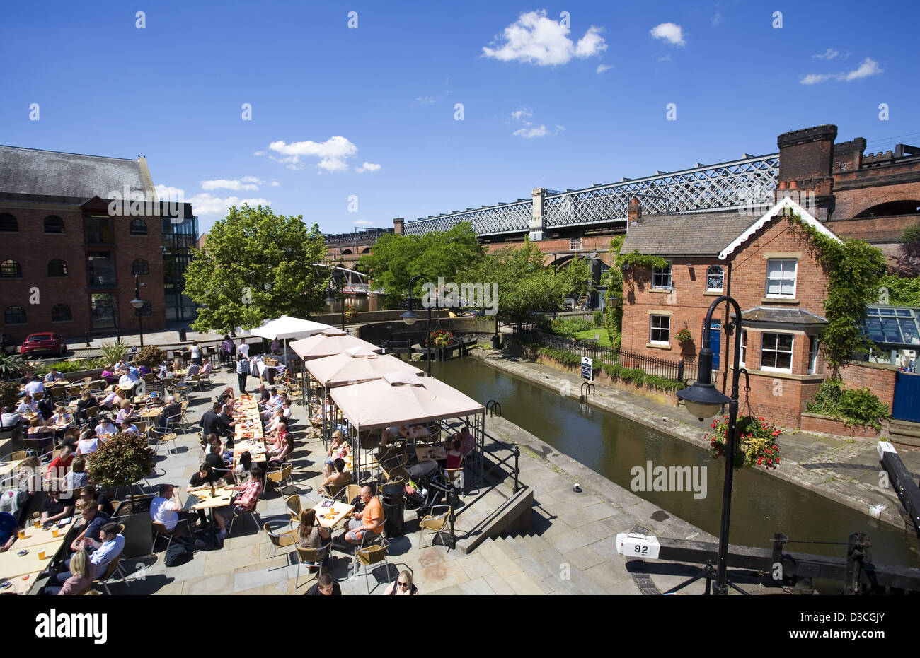 Dukes 92 Bar, Castlefield, Manchester, Uk, Europe Stock Photo - Alamy