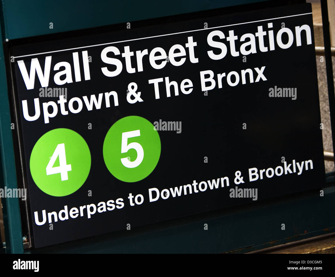 New york subway sign hi-res stock photography and images - Alamy