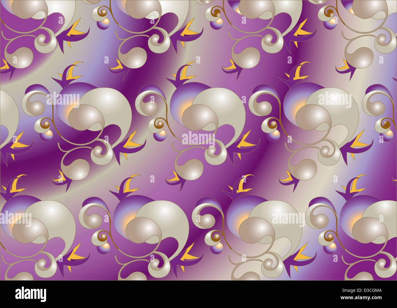 Abstract colored background with convex curved forms Stock Photo - Alamy