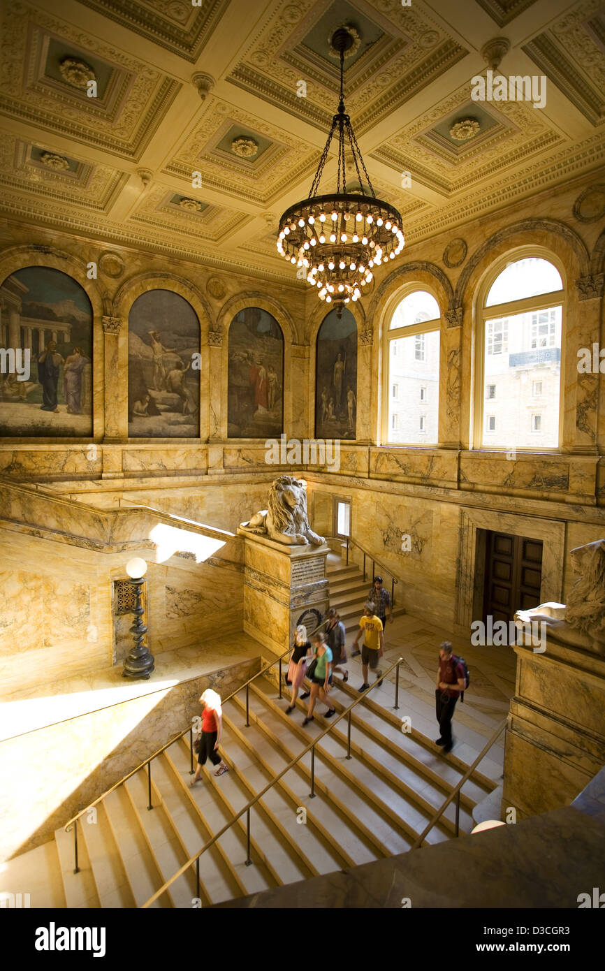 Boston Central Library, Boston, Massachusetts, Usa Stock Photo - Alamy