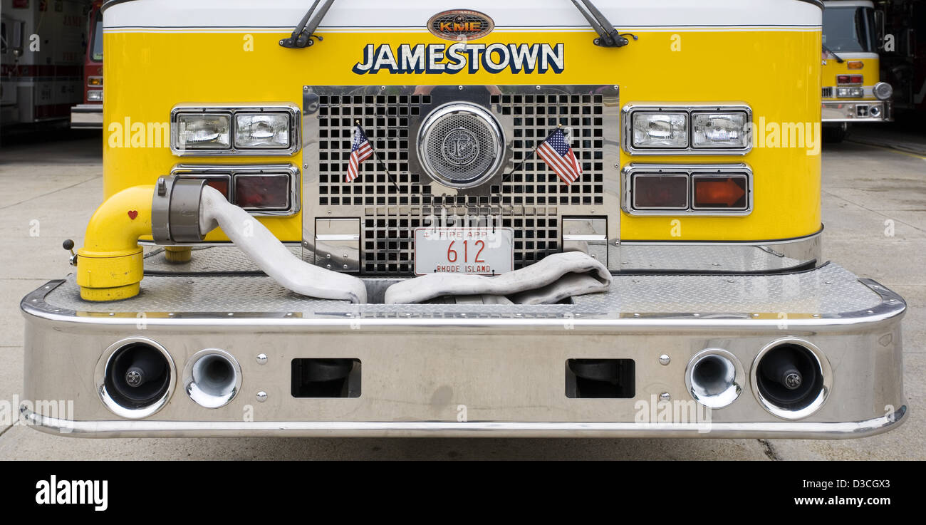 Fire Engine Detail, Jamestown Fire Department, Jamestown, Rhode Island ...