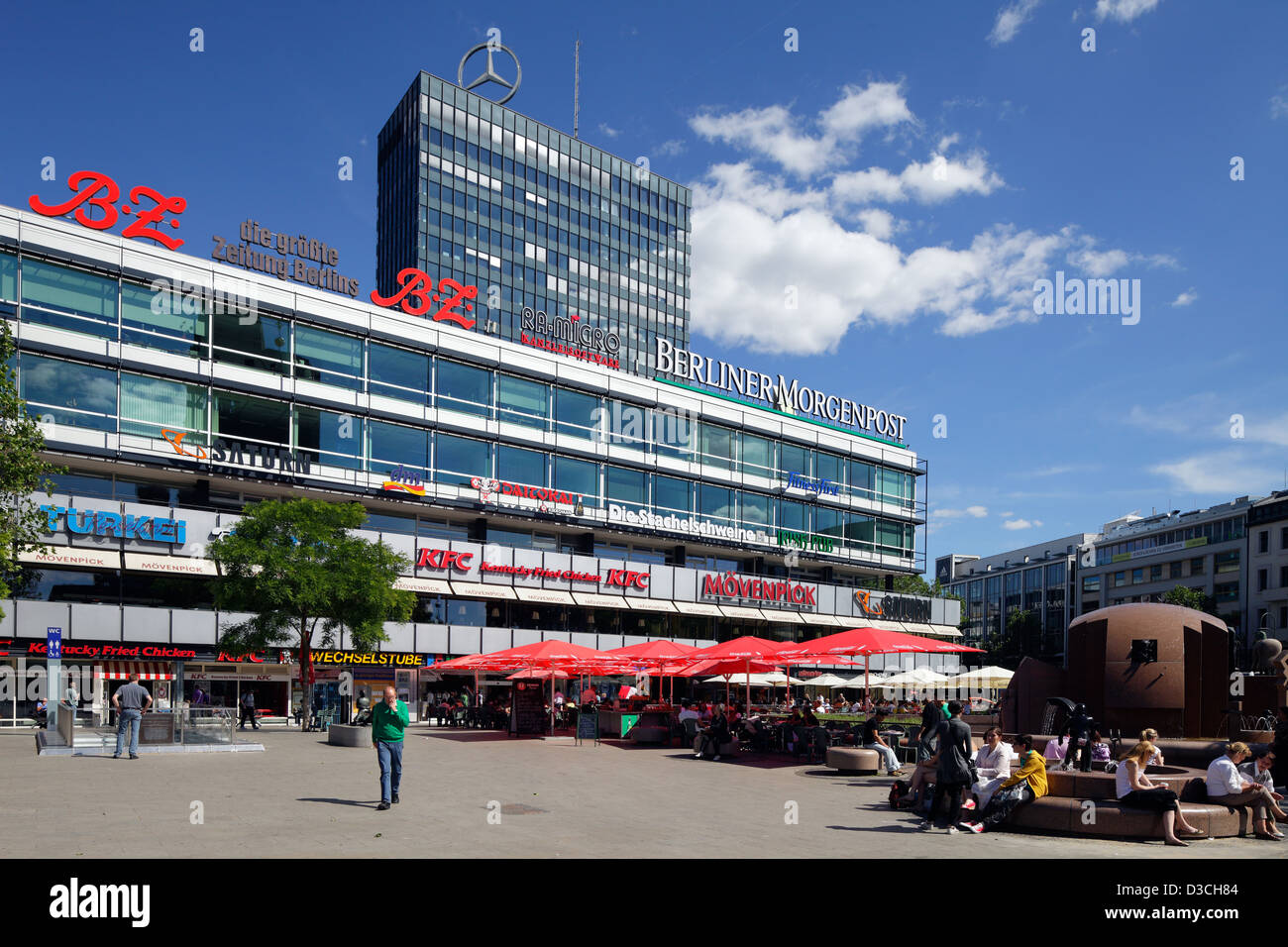 Berlin, Germany, the Europa Center on Breitscheidplatz Stock Photo - Alamy