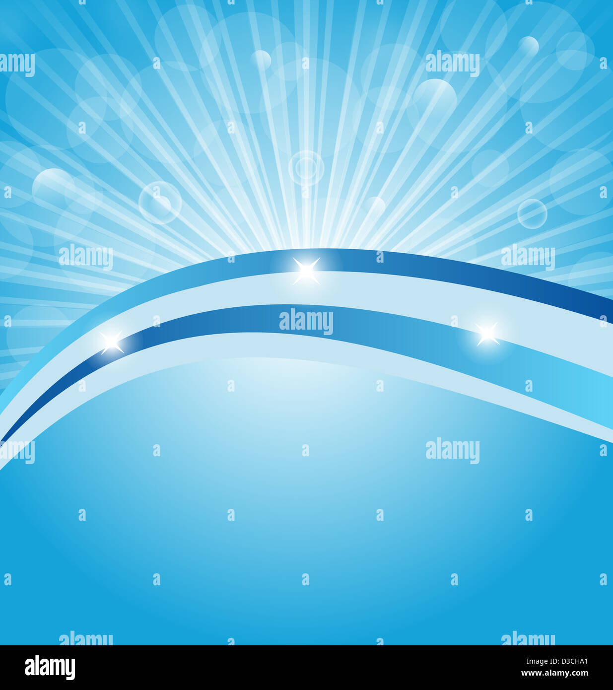 Illustration summer background show light rays Stock Photo - Alamy