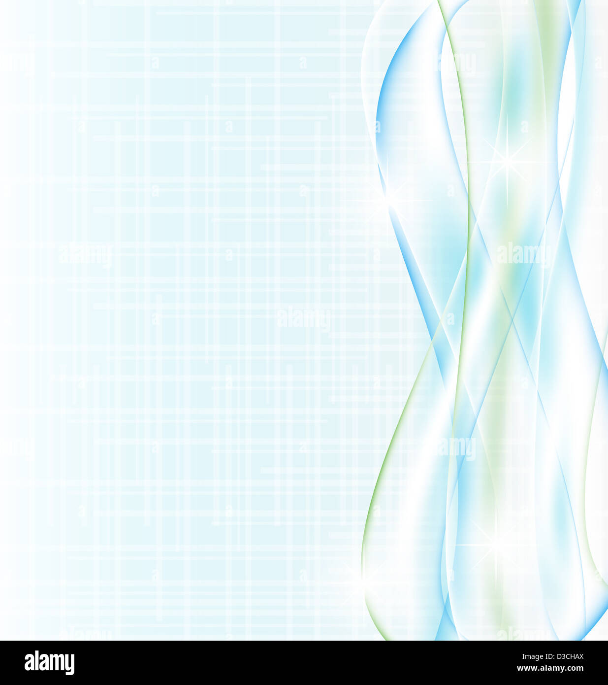 Illustration abstract blue water background, design template - vector ...