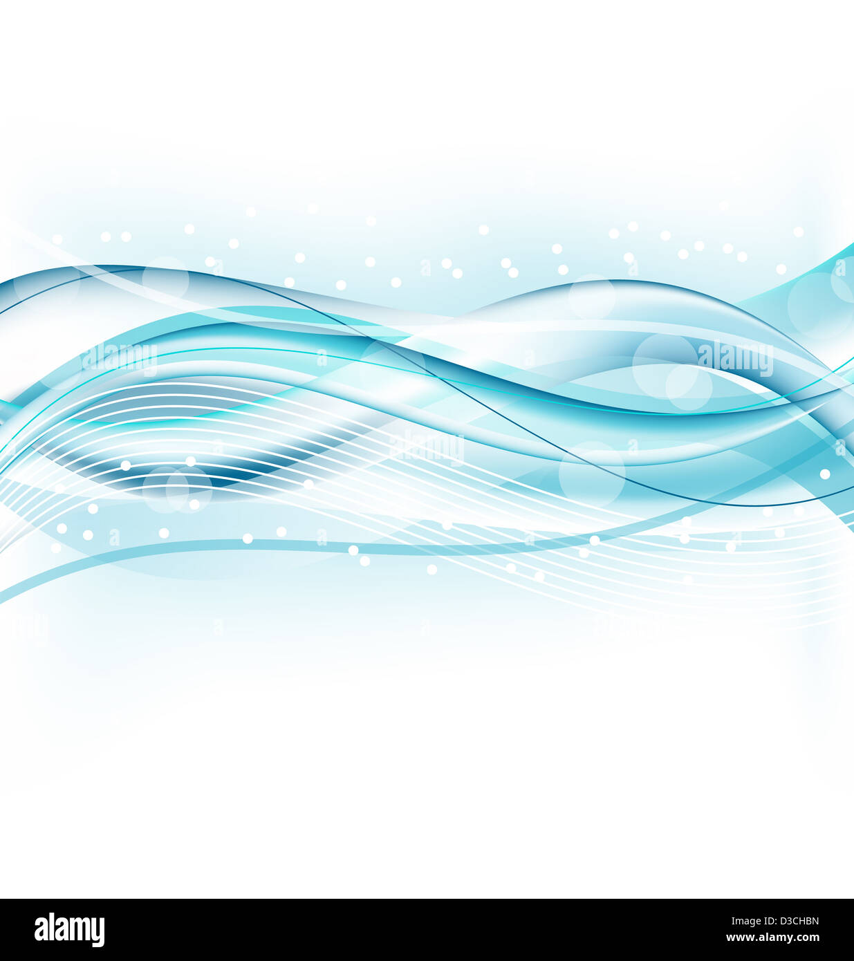 Illustration abstract blue water background, design template - vector ...