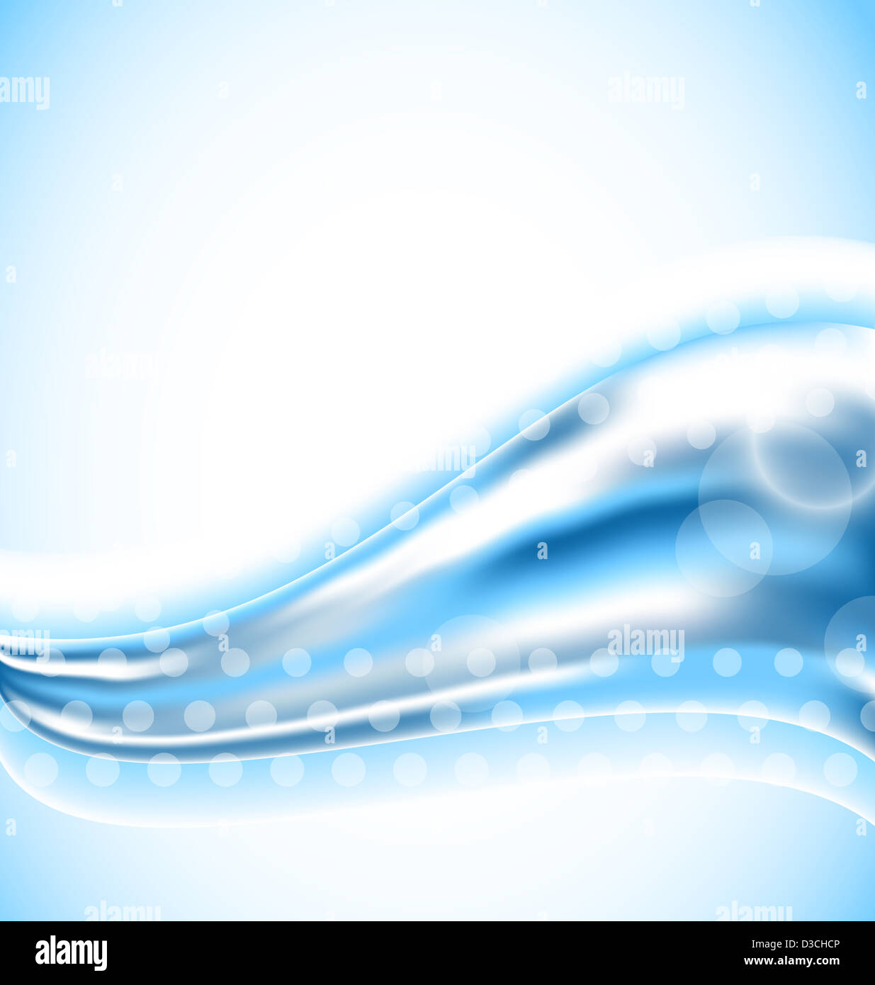 Illustration abstract blue water background, design template - vector ...