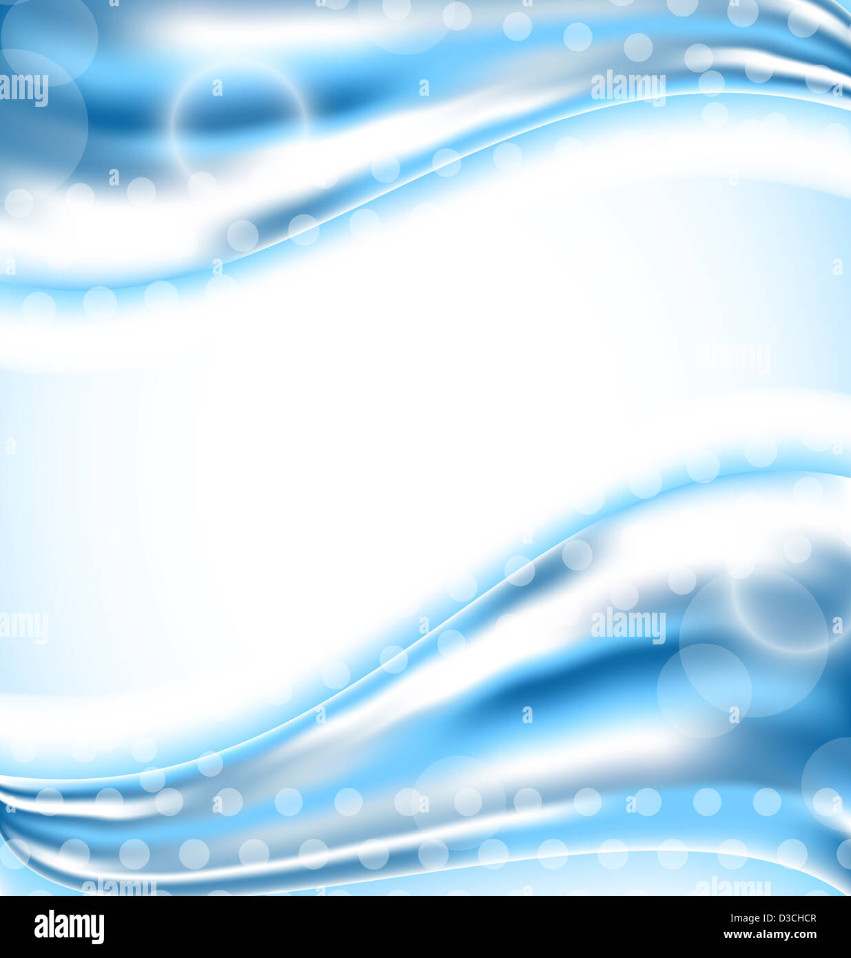 Illustration abstract blue water background, design template - vector ...