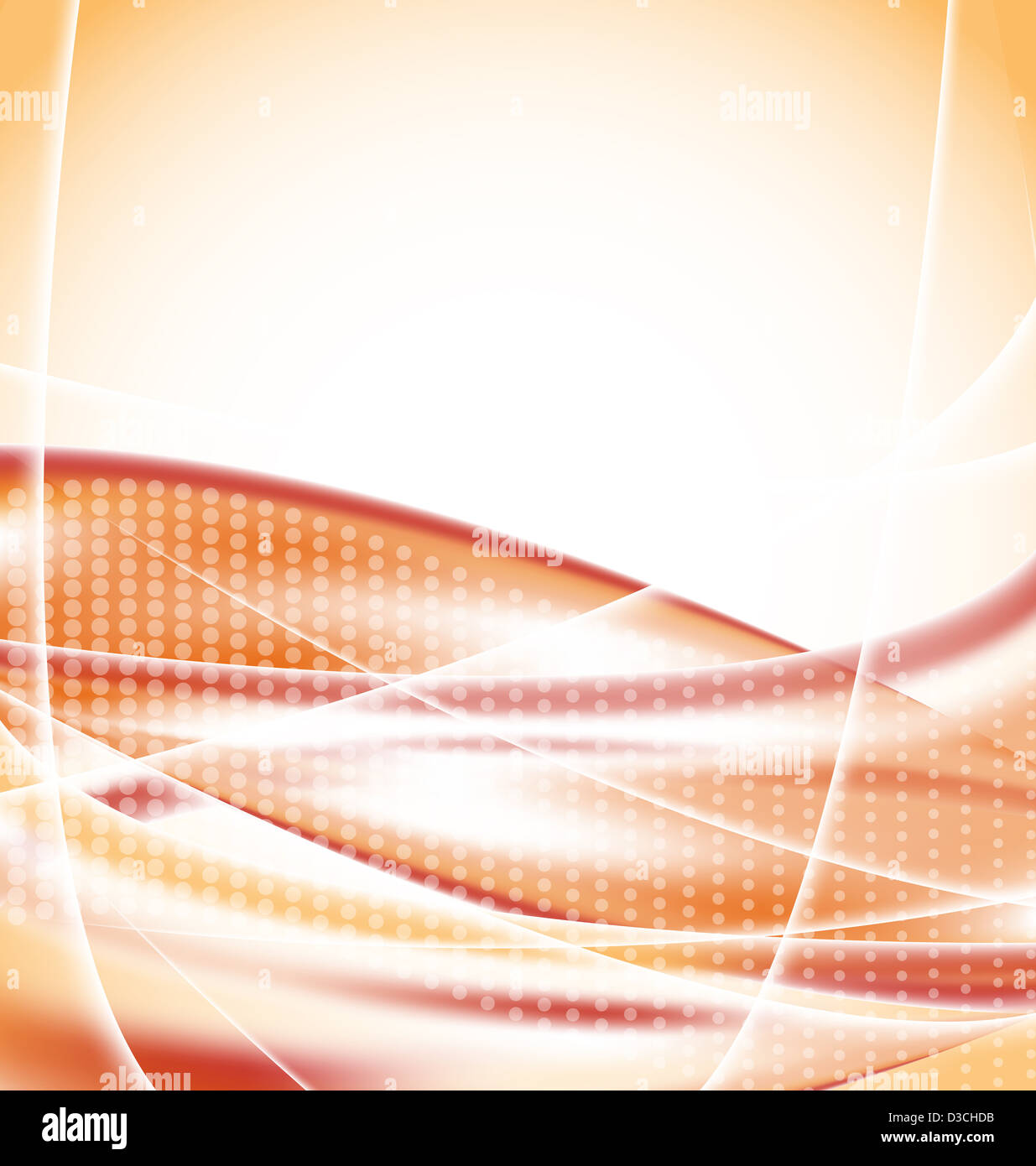 Illustration abstract orange background, design template - vector Stock ...