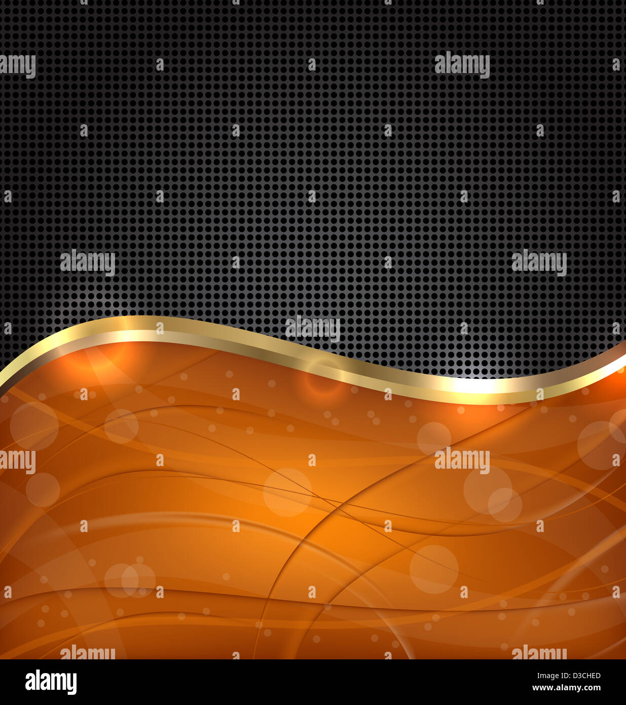 Illustration abstract blue design template - vector Stock Photo - Alamy