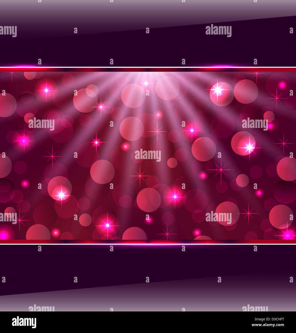 Illustration abstract dusk background with bokeh effect - vector Stock ...