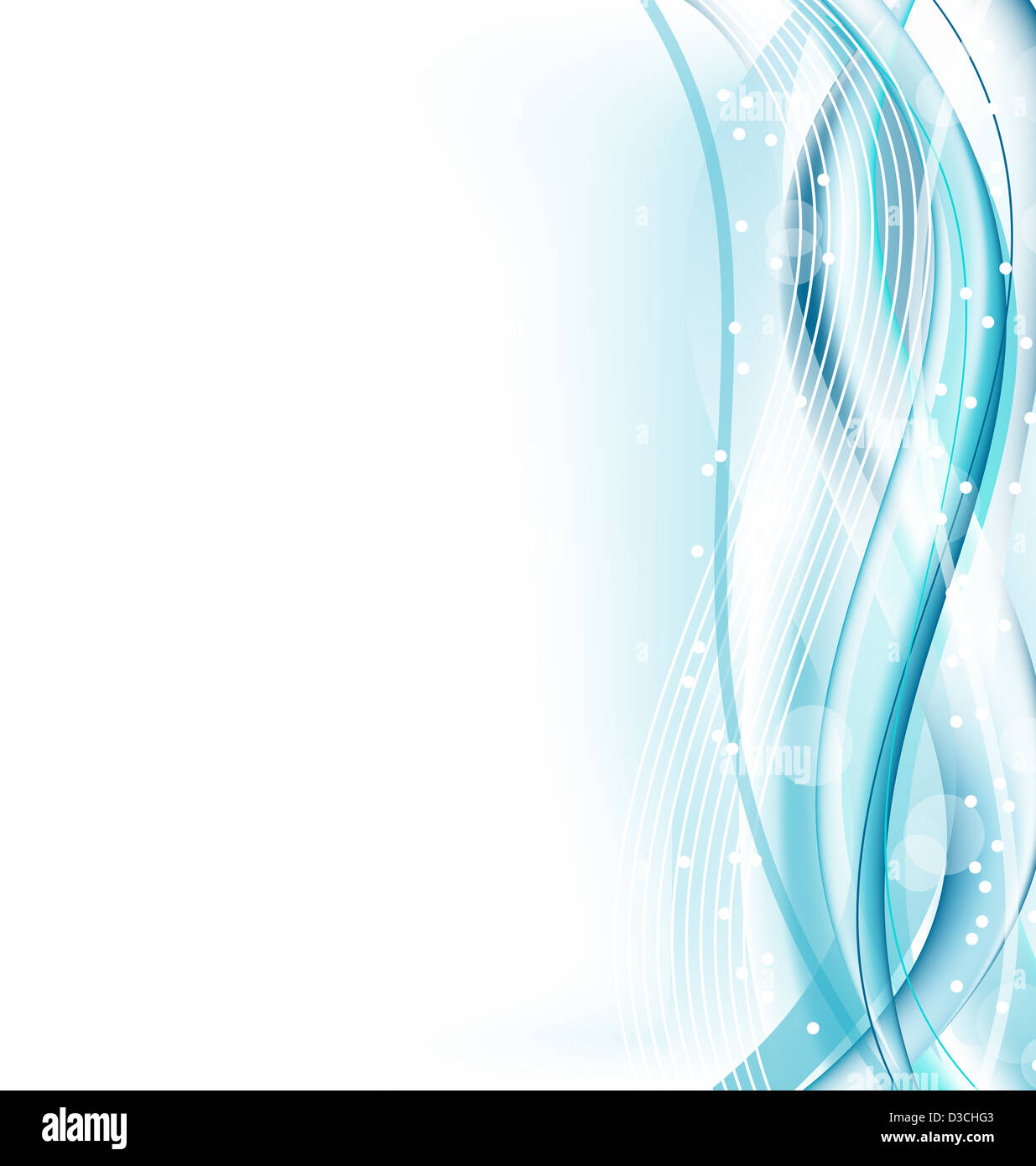 Illustration abstract blue water background, design template - vector ...