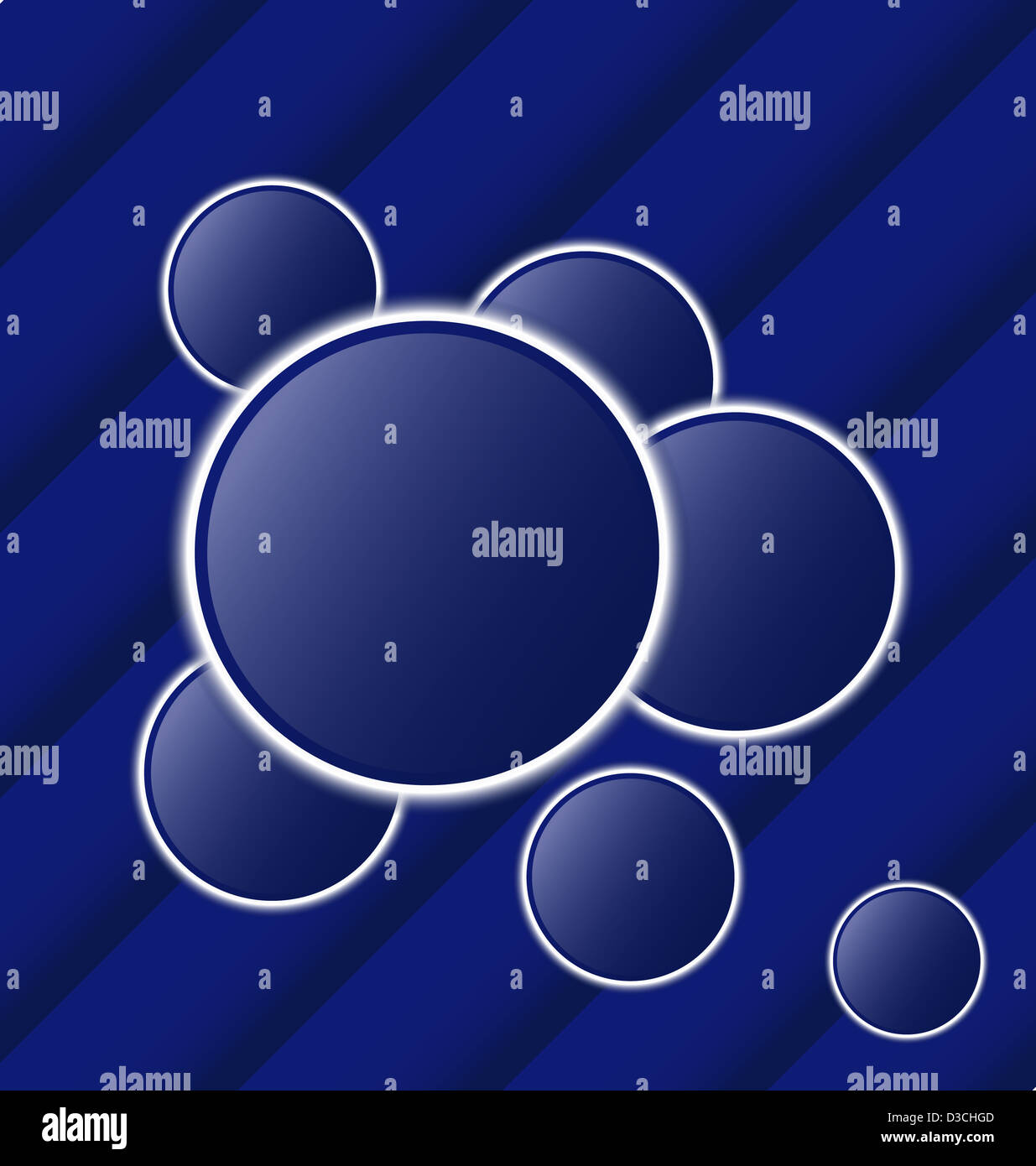 Illustration speech bubbles, abstract background Stock Photo - Alamy