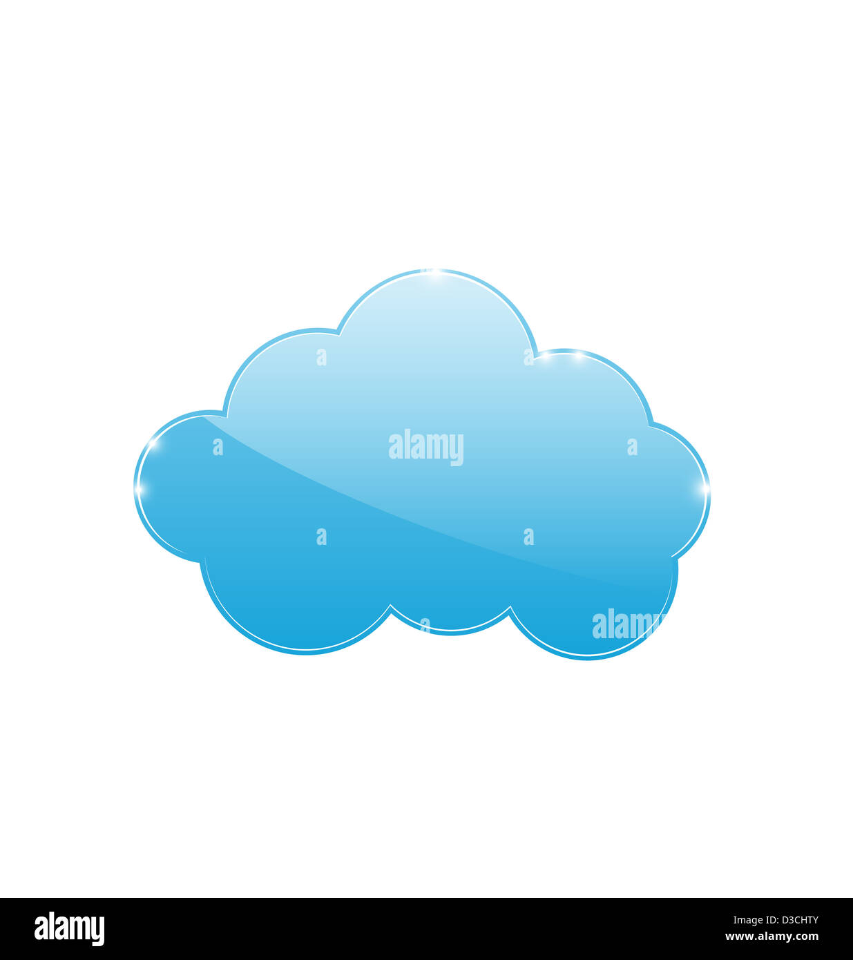 Illustration blue cloud Stock Photo - Alamy
