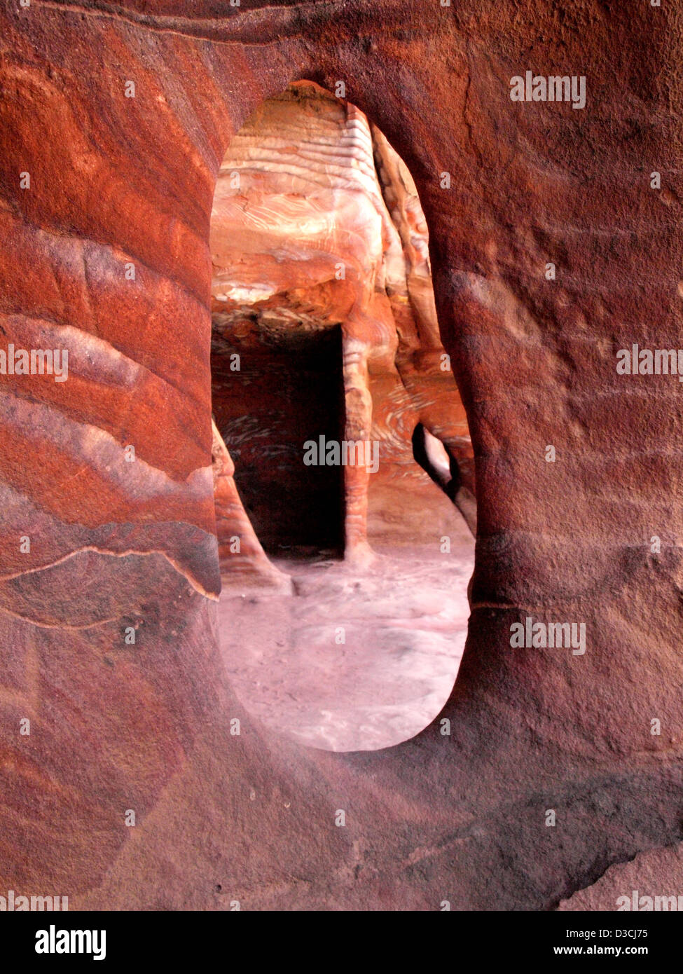 Colorful layers of sandstone geological rock formations at the ...