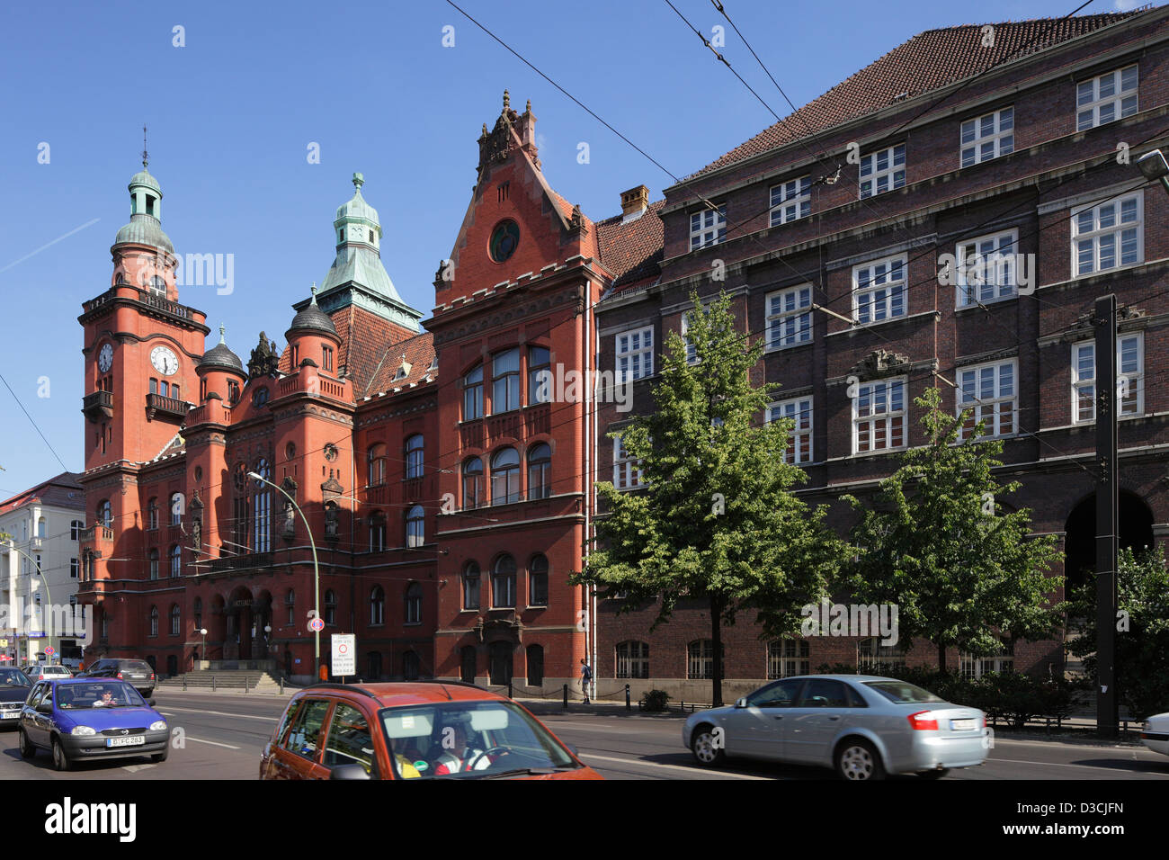 Berlin, Germany, in the town hall Pankow Breitestrasse Stock Photo - Alamy