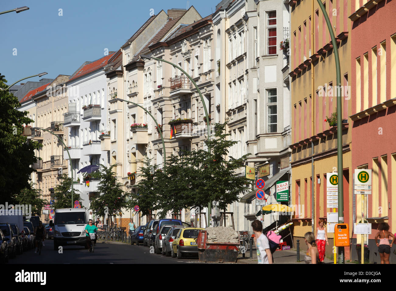 Berlin, Germany, old buildings in the flora in Berlin-Pankow Stock ...
