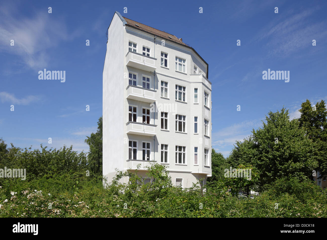 Berlin, Germany, in the old building Lohmuehlenstrasse in Alt-Treptow ...