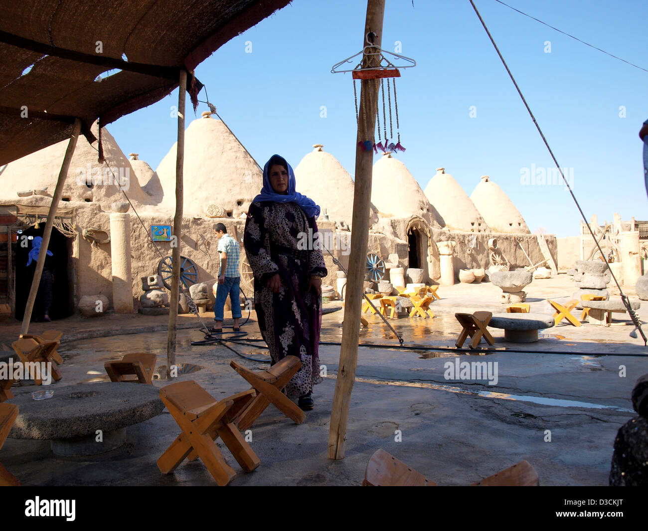 Kurdish woman in Harran, Turkey. Once a major ancient city in Upper ...
