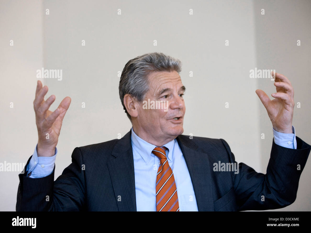Berlin, Germany, Joachim Gauck during an interview Stock Photo - Alamy