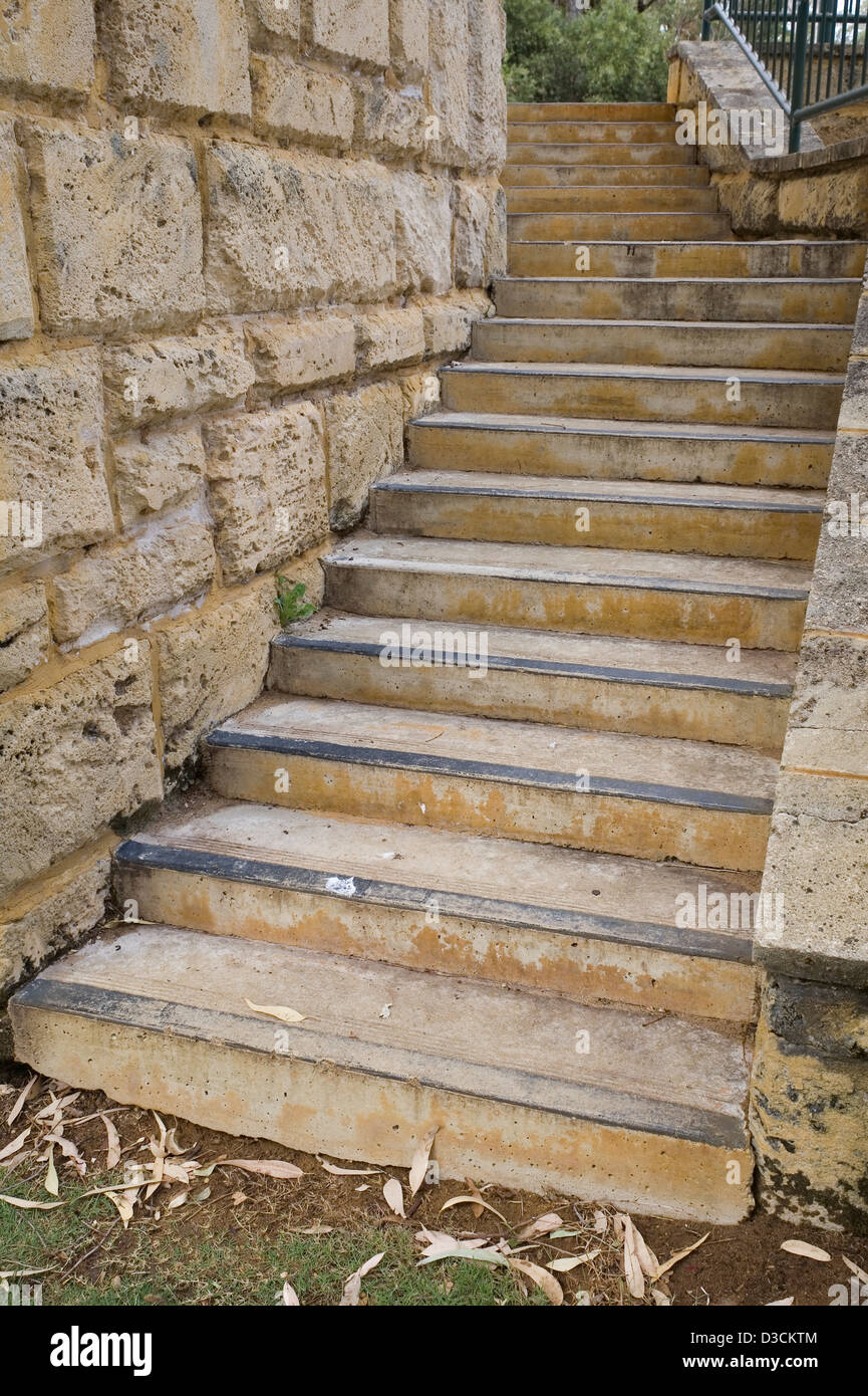 Limestone steps hi-res stock photography and images - Alamy