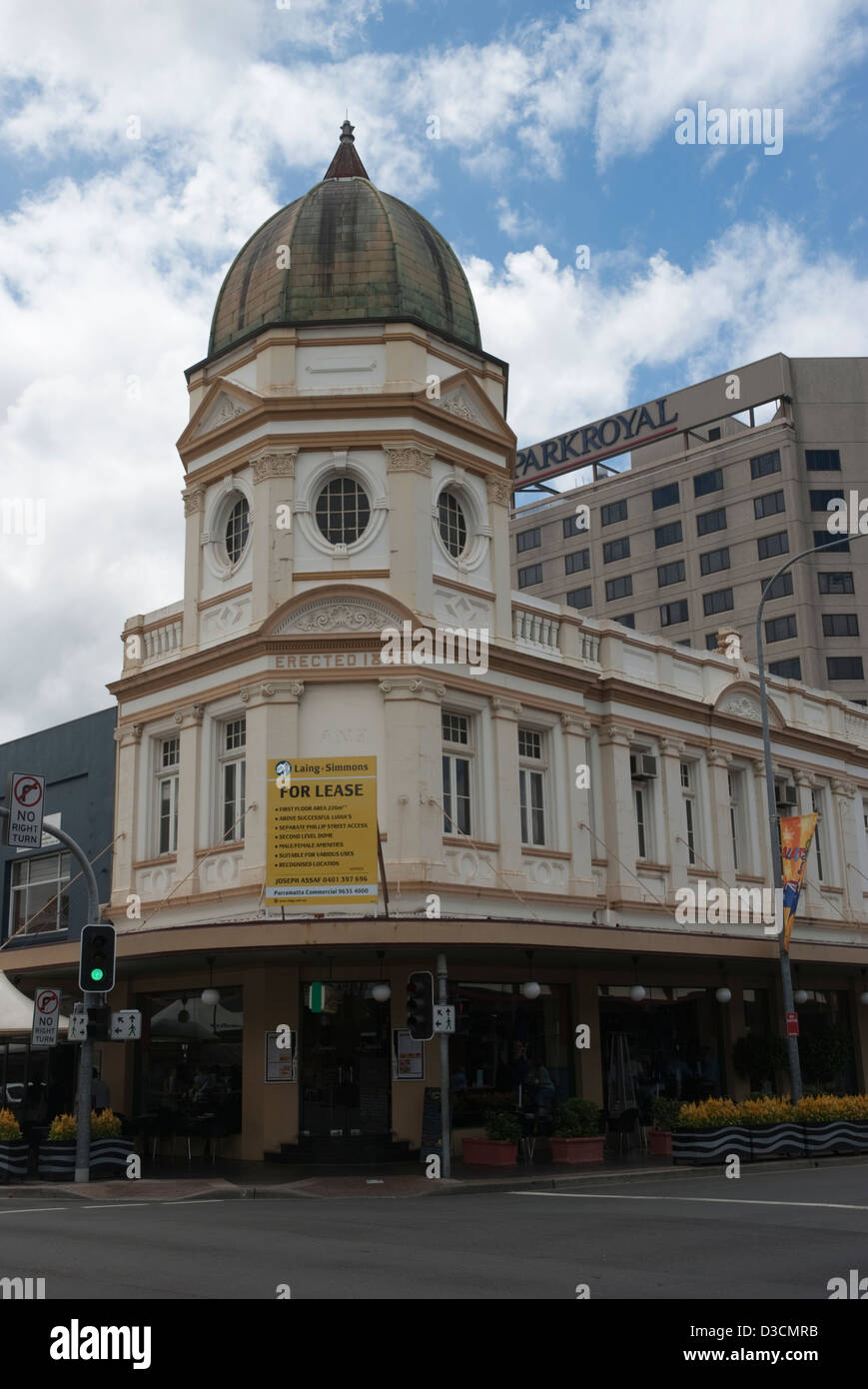 Corner of Phillip Street and Church Street in Parramatta Stock Photo ...
