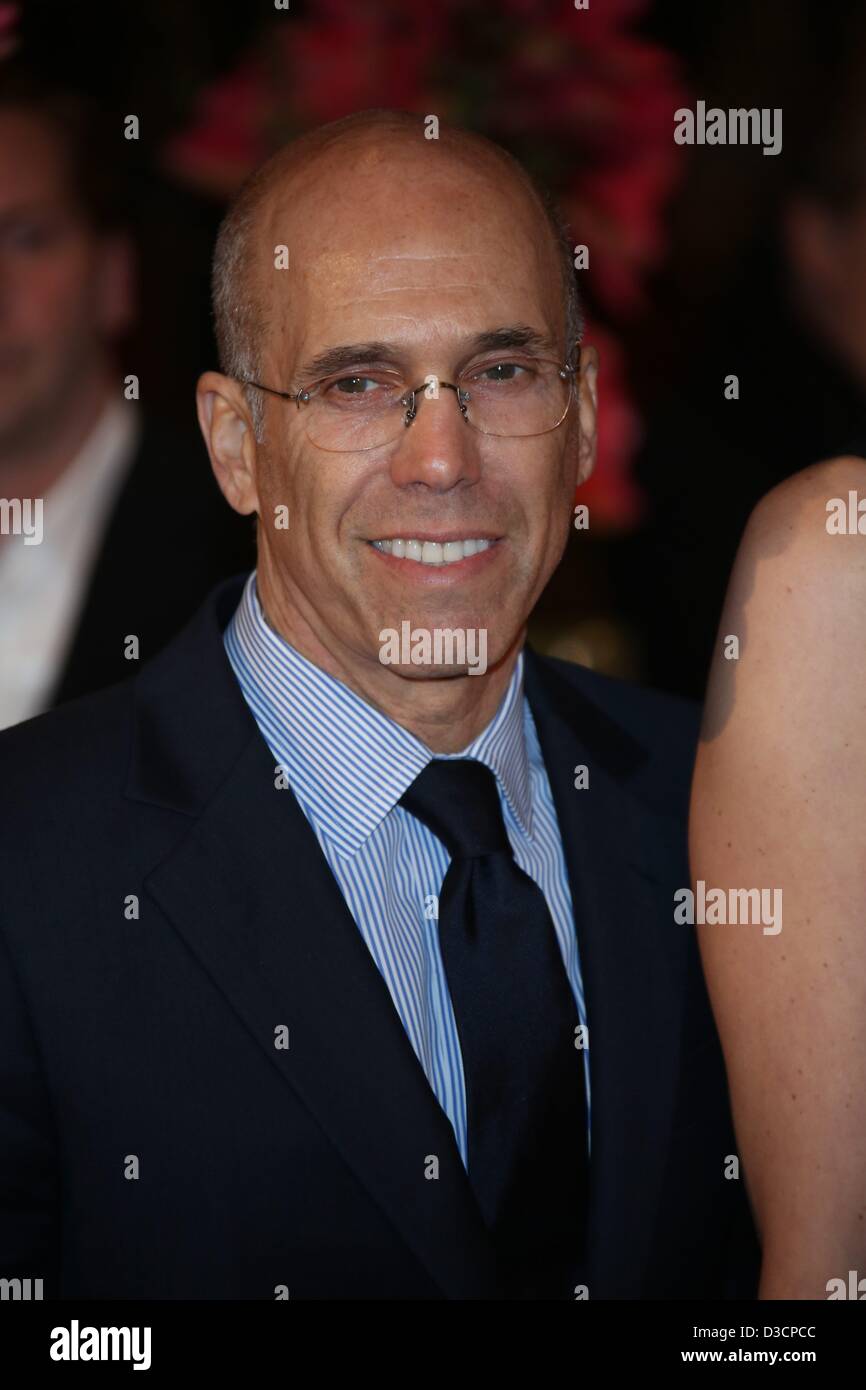Producer Jeffrey Katzenberg arrives at the premiere of "The Croods ...