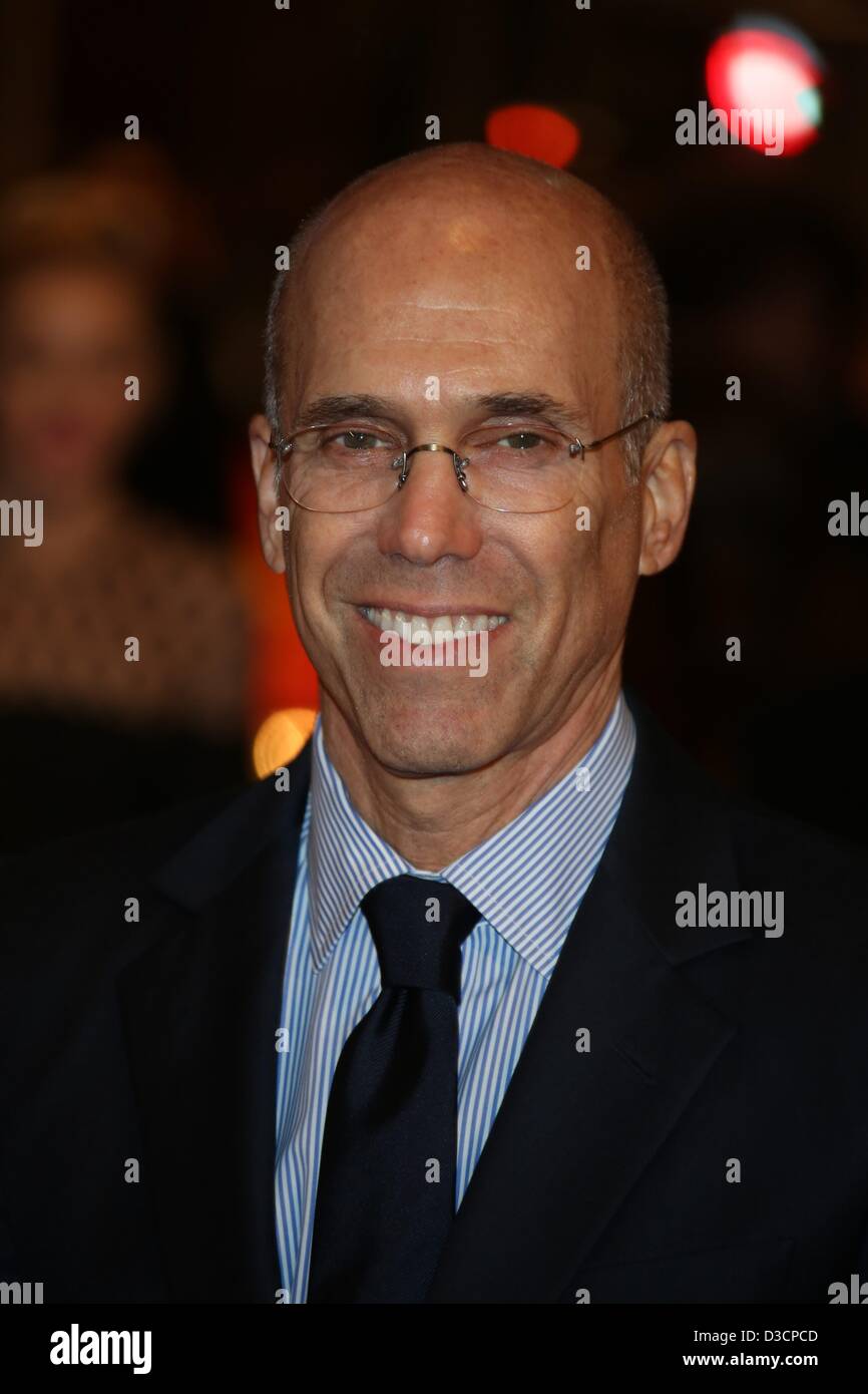Producer Jeffrey Katzenberg arrives at the premiere of "The Croods ...
