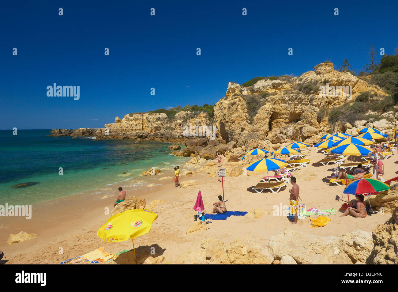 Do Castelo Beach, Albufeira, Praia Do Castelo, Algarve, Portugal ...