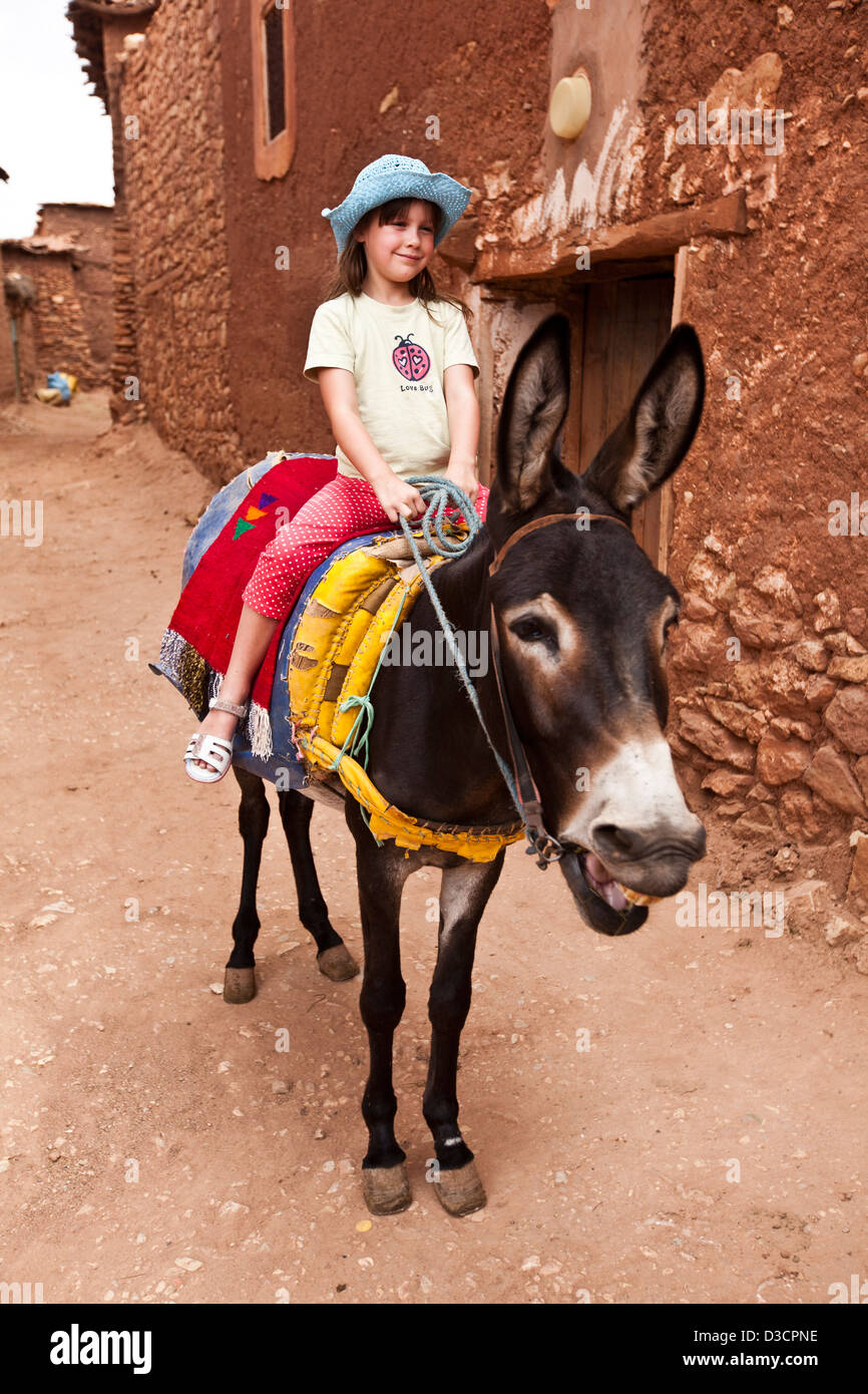 Girl Riding Donkey High Resolution Stock Photography and Images - Alamy