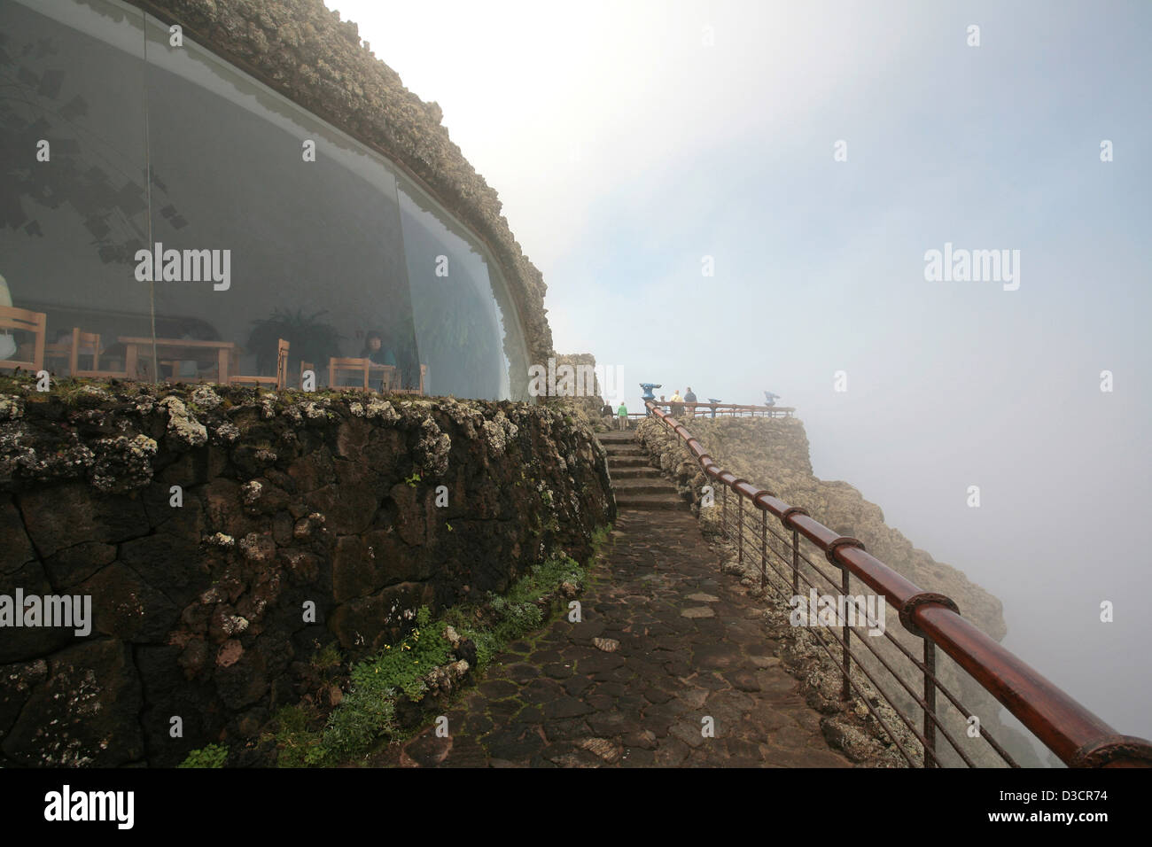 Haria, Spain, the Mirador del Rio is located in a rock Stock Photo - Alamy