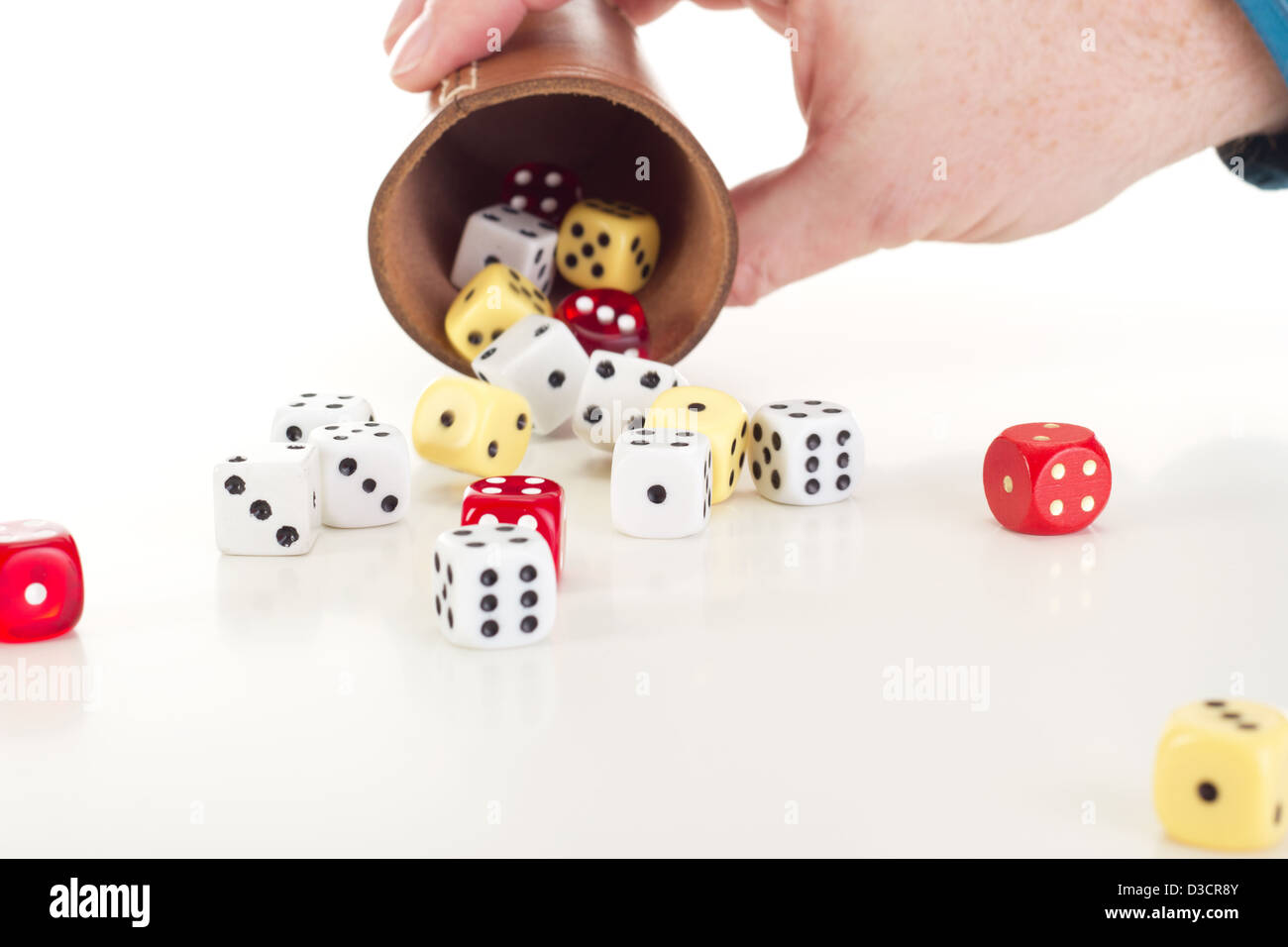 Hand throwing dice hi-res stock photography and images - Alamy