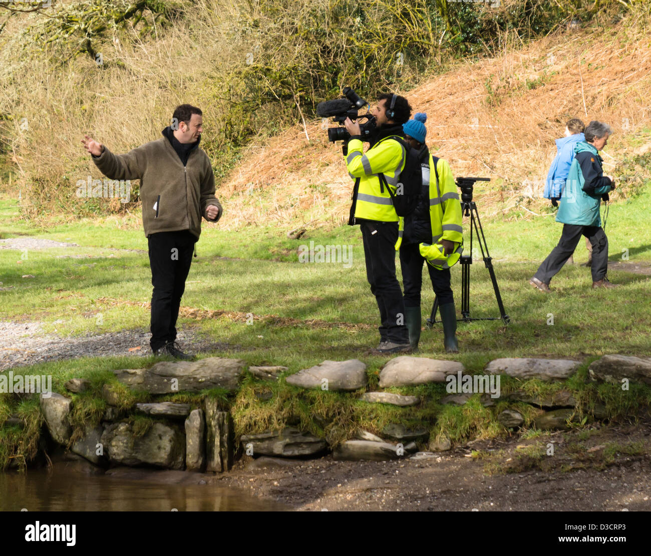 Tarr Steps is a medieval clapper bridge on Exmoor in Somerset England ...