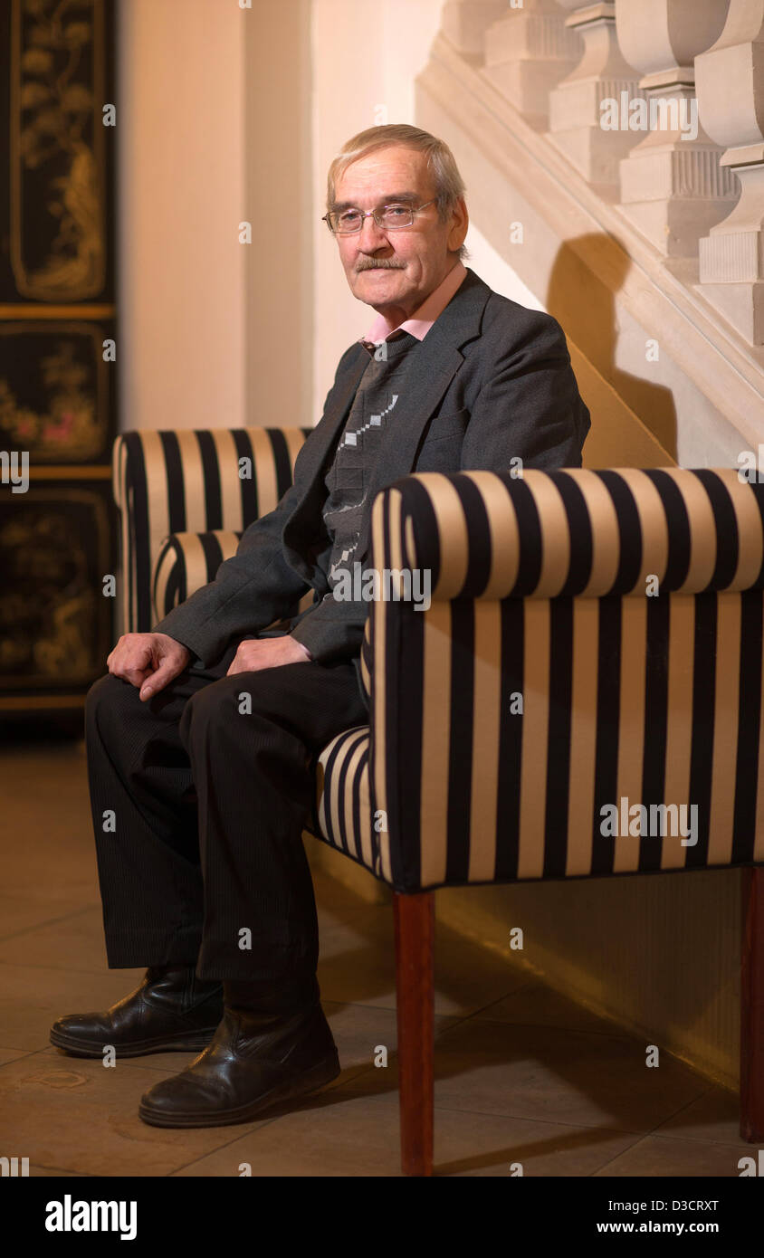 Stanislav Petrov, retired Soviet Lieutenant-Colonel, looks on during an ...