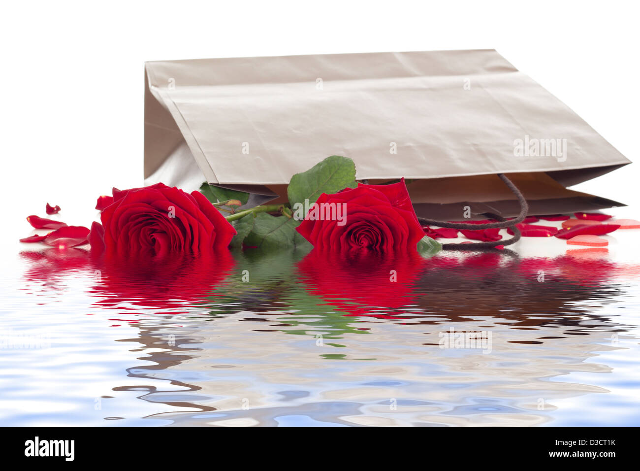 Roses in a bag Stock Photo - Alamy