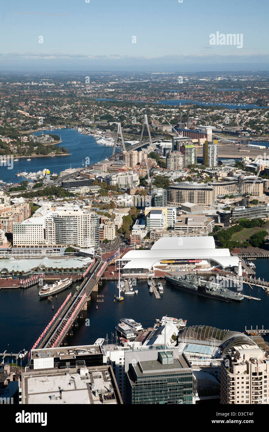 Pyrmont aerial hi-res stock photography and images - Alamy