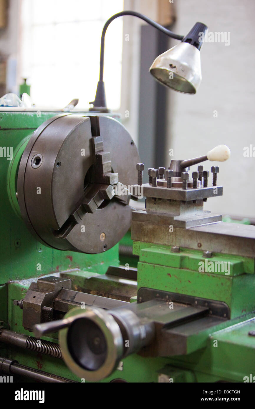 Laboe, Germany, workbench in a shipyard Stock Photo - Alamy