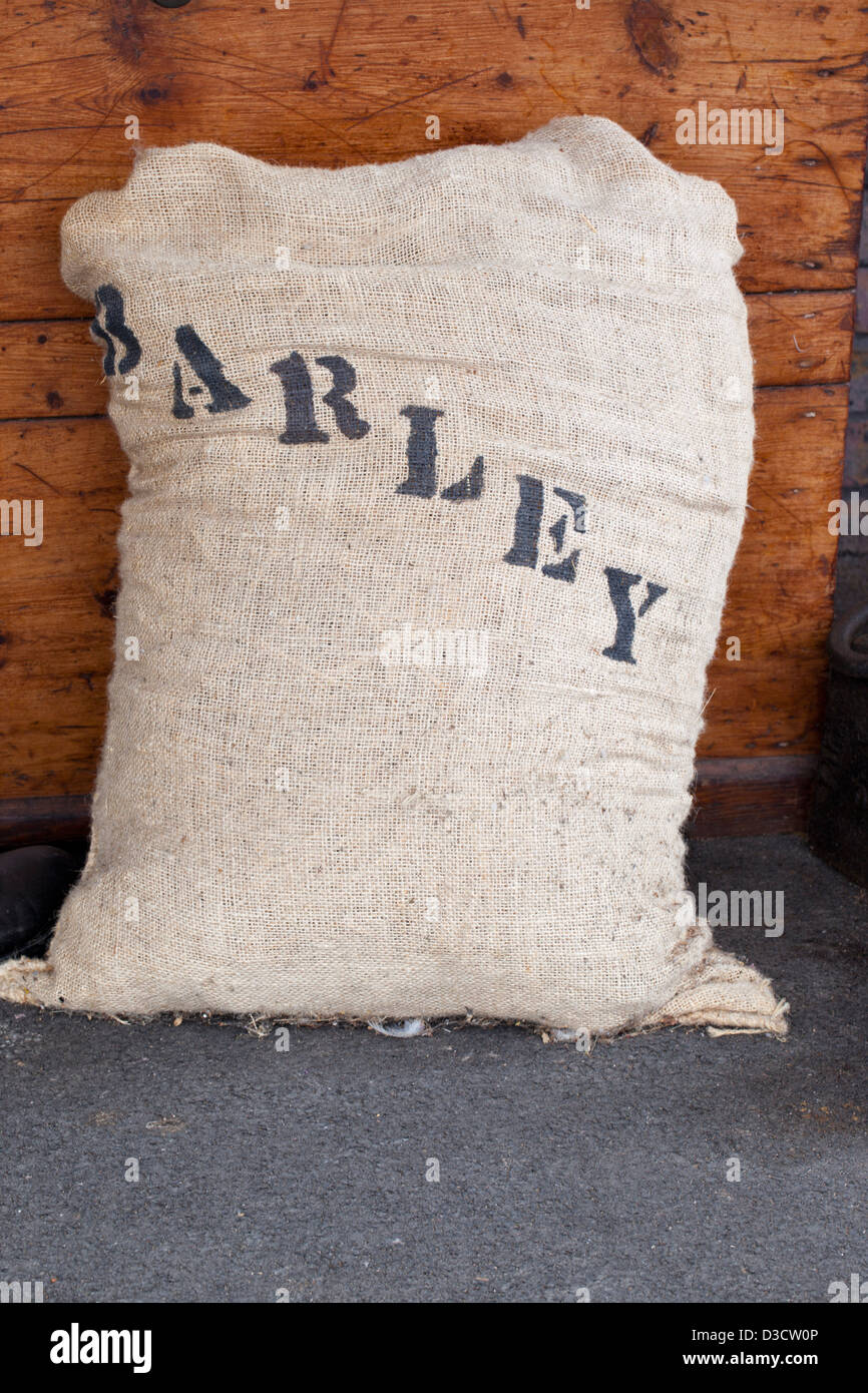 Sack of Barley - SS Great Britain dockyard, Bristol, England, UK Stock ...