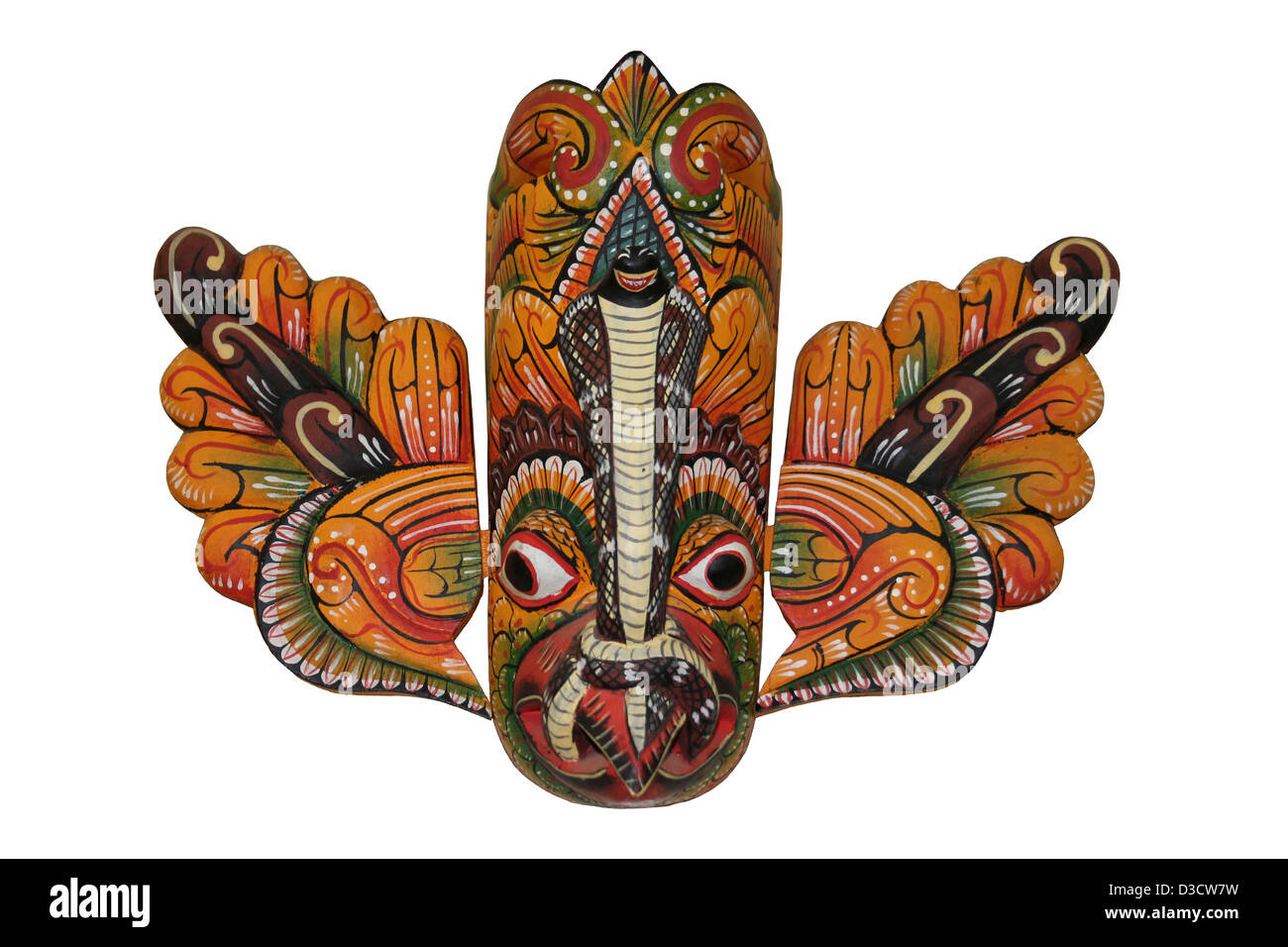 Mal Gurulu Raksha Mask Stock Photo - Alamy