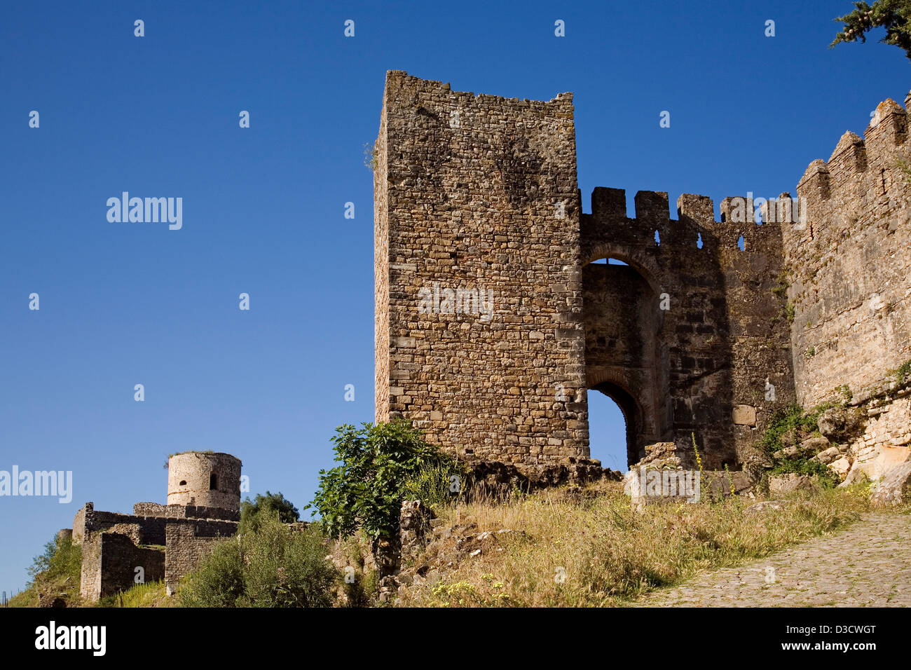 Castle Jimena de la Frontera Cadiz white villages Sierra de Andalusia ...
